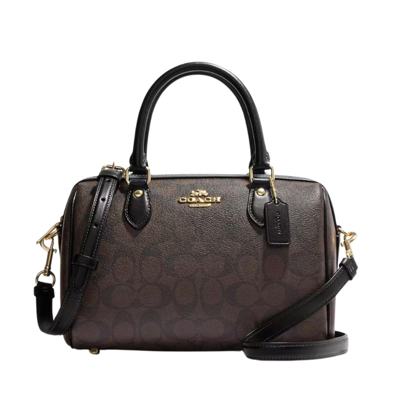 Bolsa Coach Rowan Satchel In Signature Canvas